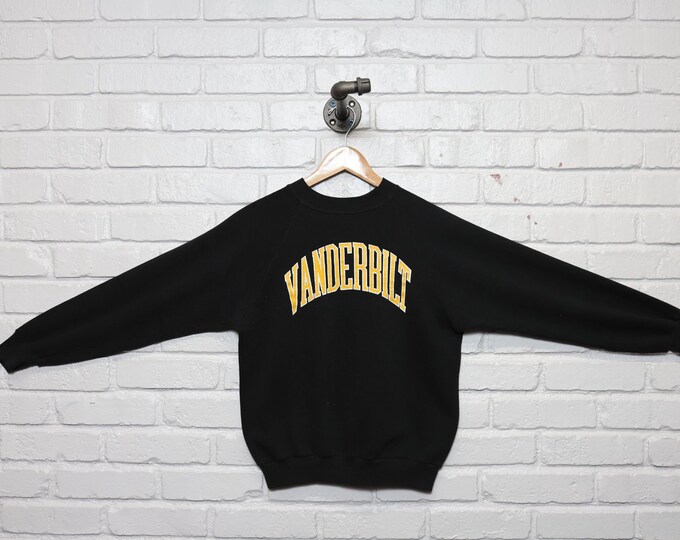 80s Vanderbilt Arch Logo Sweatshirt Size Medium - Etsy