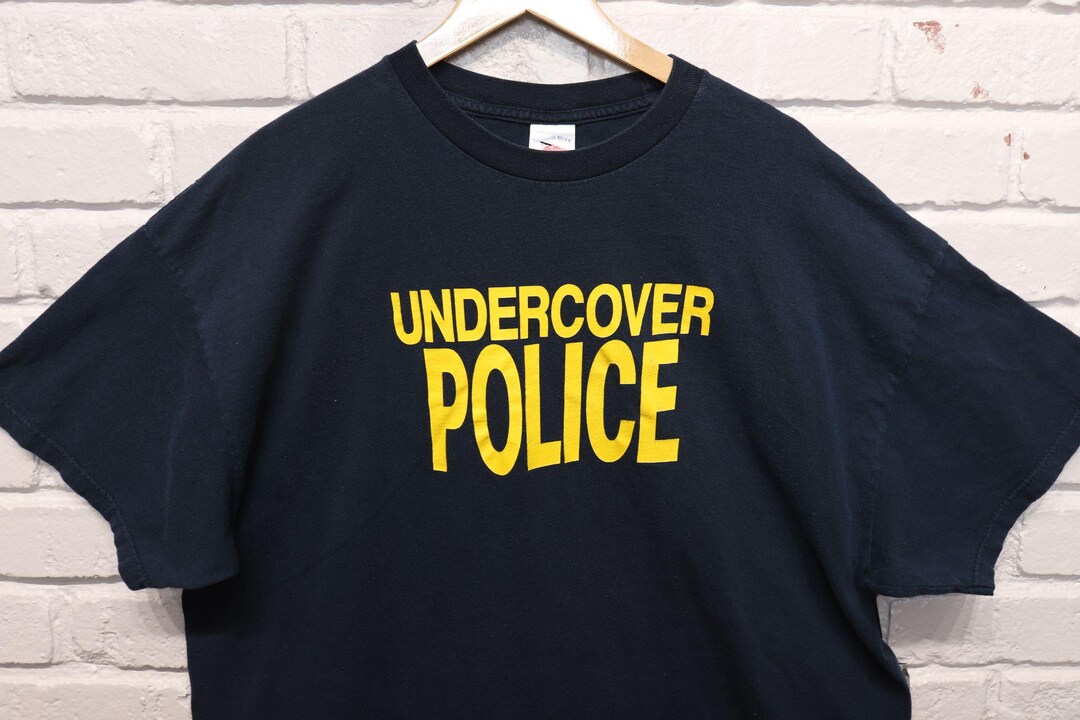 2000s Vintage Undercover Police T Shirt Size XXL - Etsy