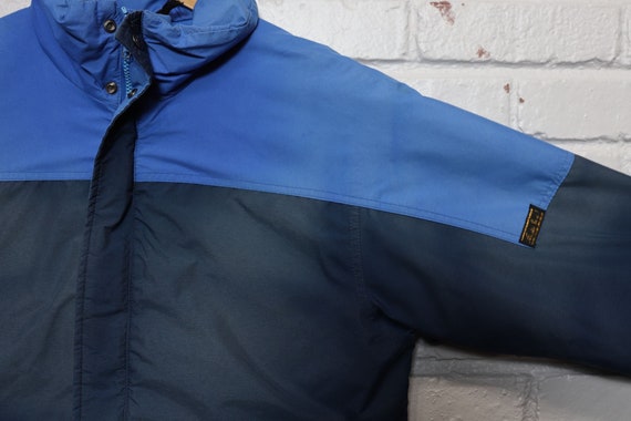 80s eddie bauer sun faded goose down gore-tex jacket … - Gem