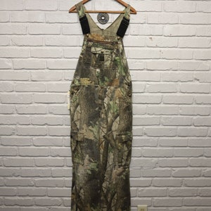 2000s Realtree Hardwoods Camo Overalls Size 37/30.5 - Etsy