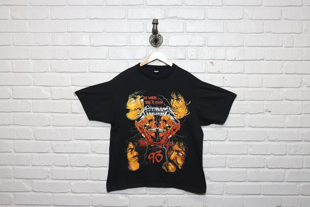 90s Metallica the Cult Suicidal Tendencies 93 Euro Tour Tee Shirt Size ...