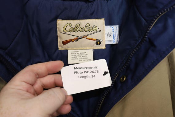 80s Vintage Cabela's Gore-Tex Jacket Size XL - Gem