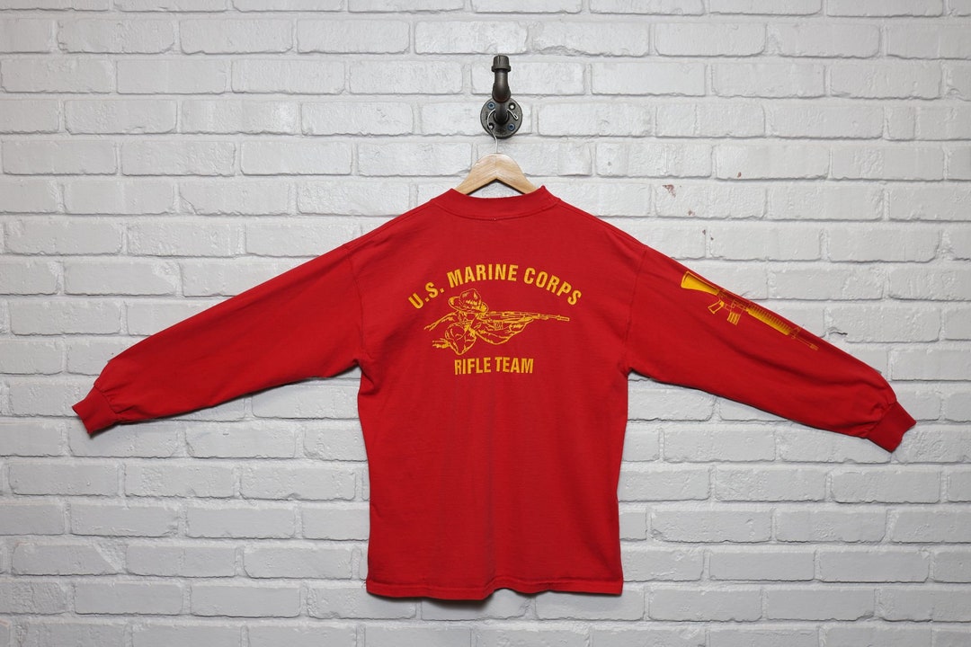 2000s U.s. Marine Corps Rifle Team Long Sleeve Tee Size Large - Etsy