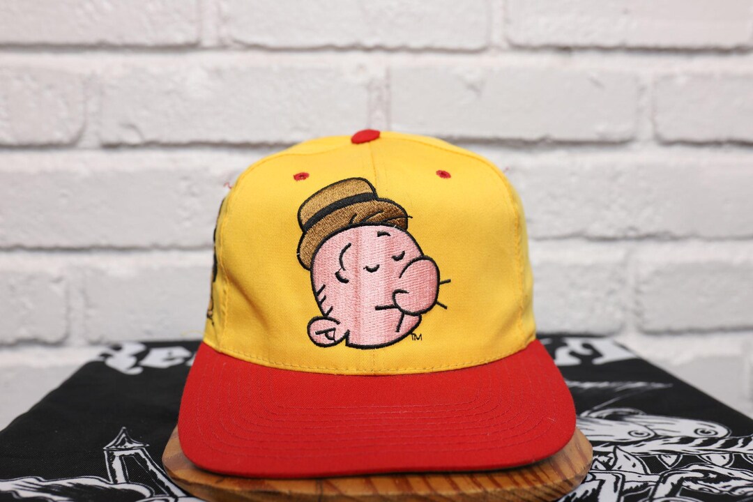 90s Vintage Wimpy Popeye American Needle Toon Blockhead Hat - Etsy