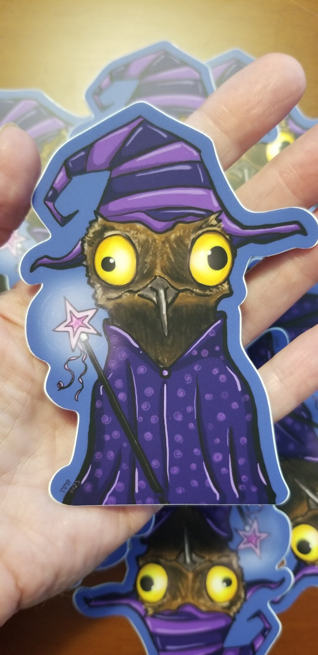 Sticker- Potoo Bird Wizard - Etsy