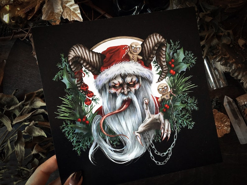Krampus Art Print - Etsy