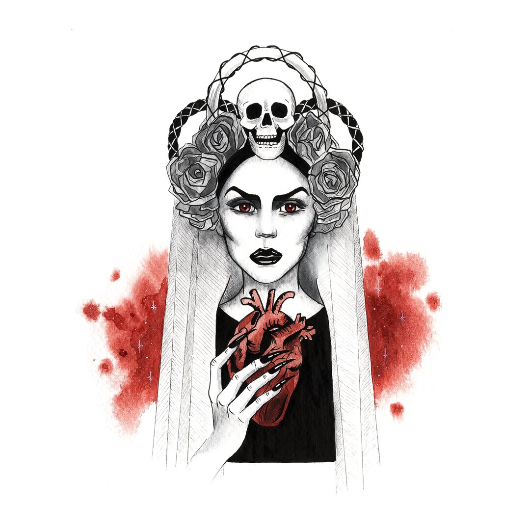 Arcanum Death, Witch, Wicca Art Print - Etsy