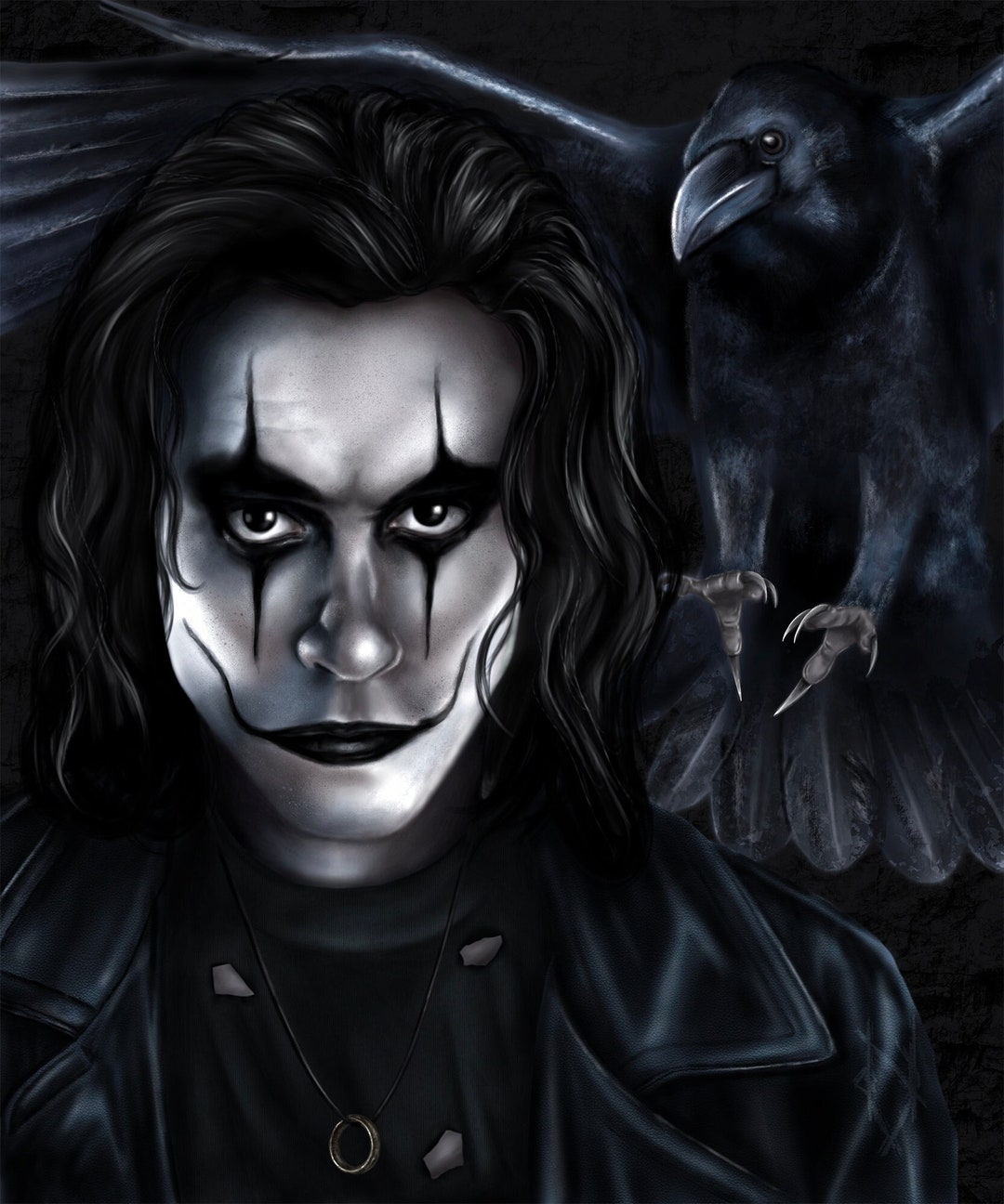 The Crow Art Print - Etsy