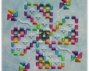 Hardanger embroidery ABC complete alphabet | Etsy