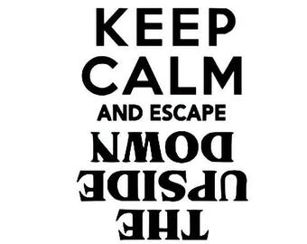 Upside Down Decal | Etsy