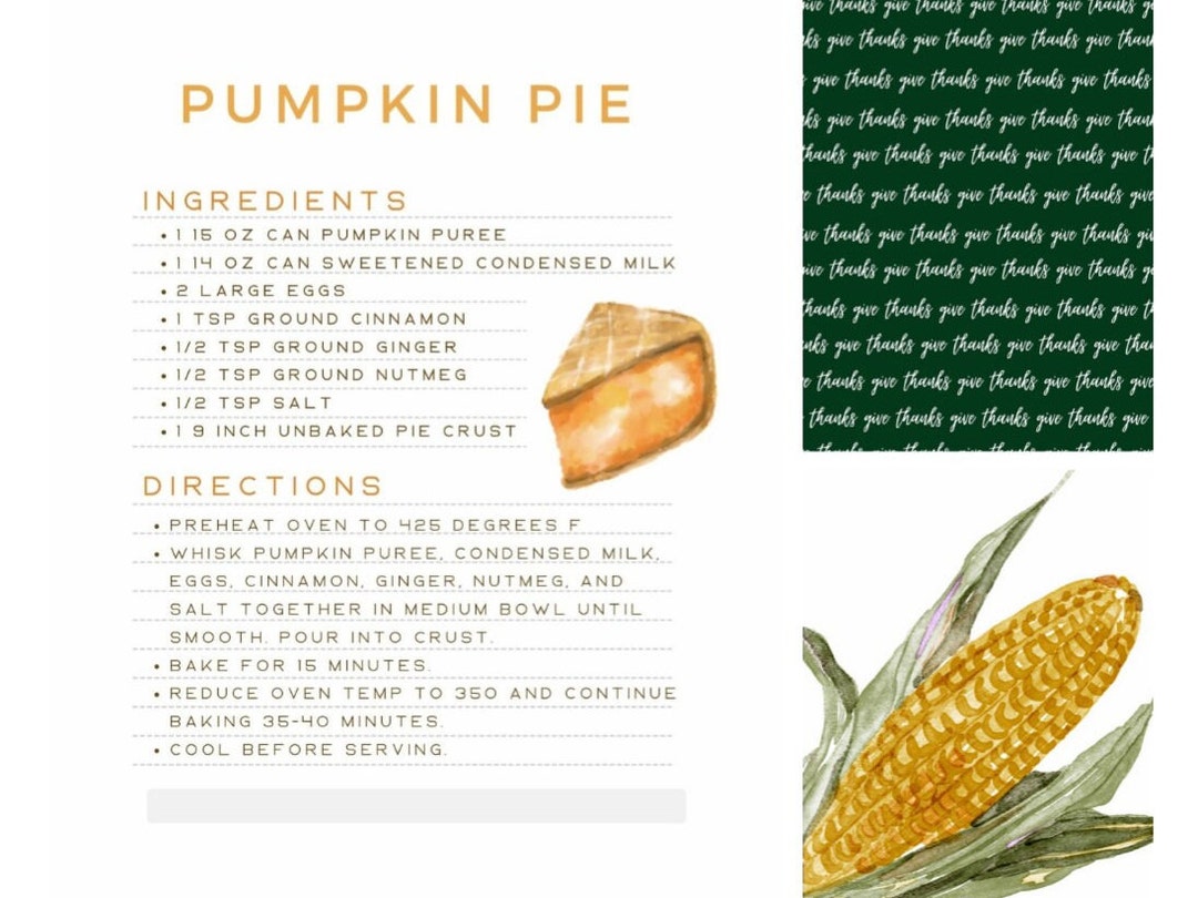 Thanksgiving Printable Bundle, Digital Download for Wall - Etsy