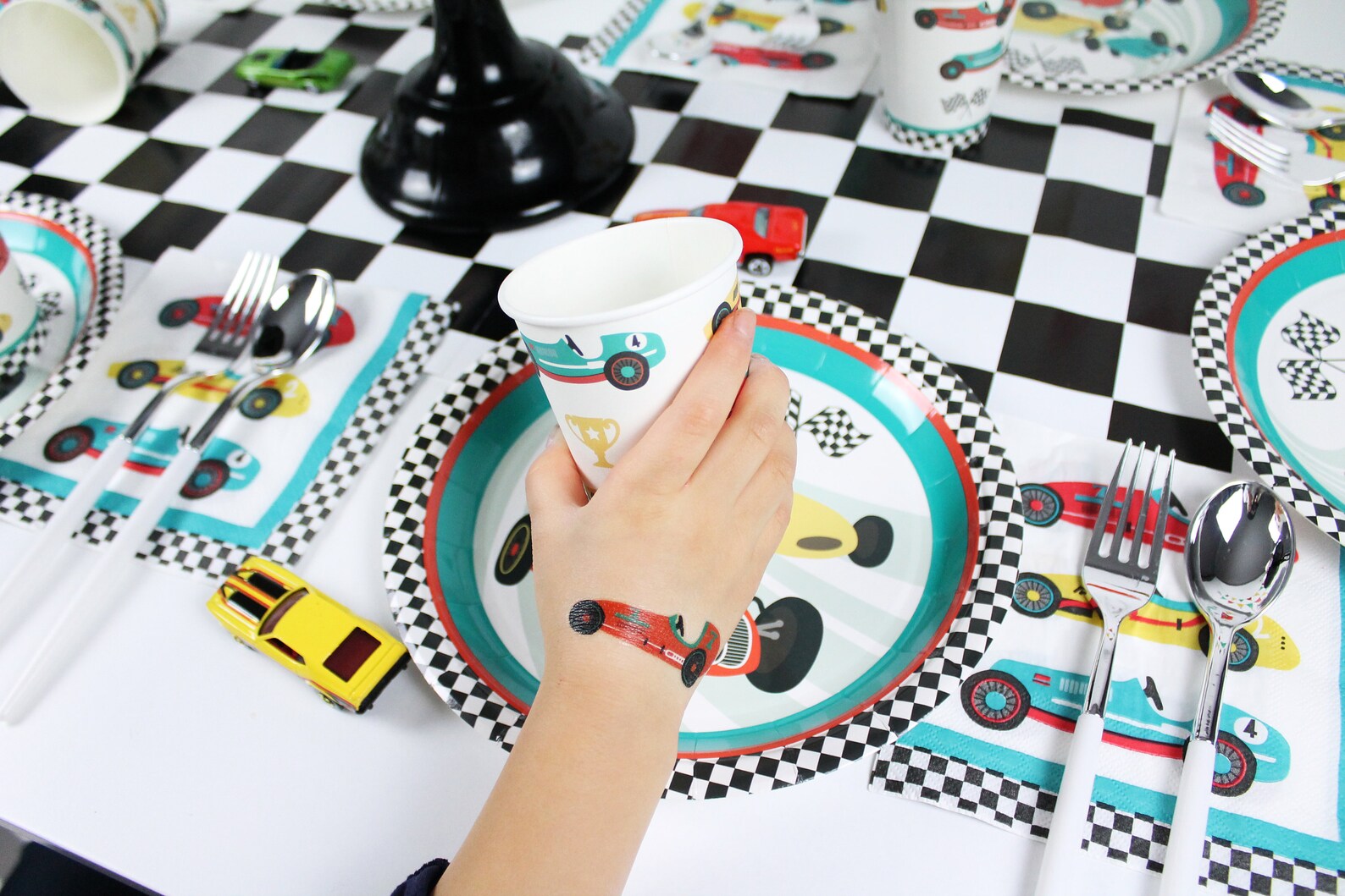 Vintage Race Car Paper Napkins 24 Ct Race Car Party - Etsy