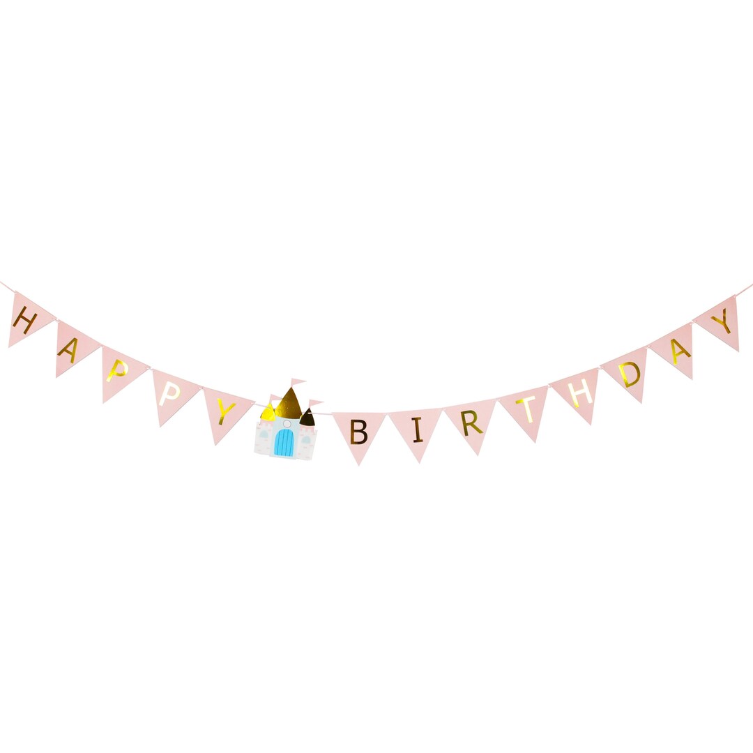 Pretty Princess Birthday Banner Toddler Princess Birthday Party ...