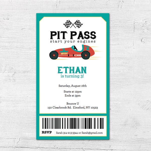 Pit Passes - Etsy