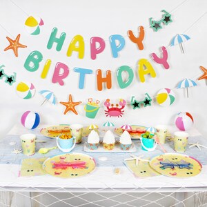 Beach Day Garland Beach Party, Pool Party Decorations Summer Party ...