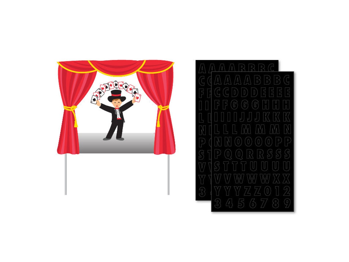 Magic Show Custom Cake Topper Magician Party Decorations | Etsy