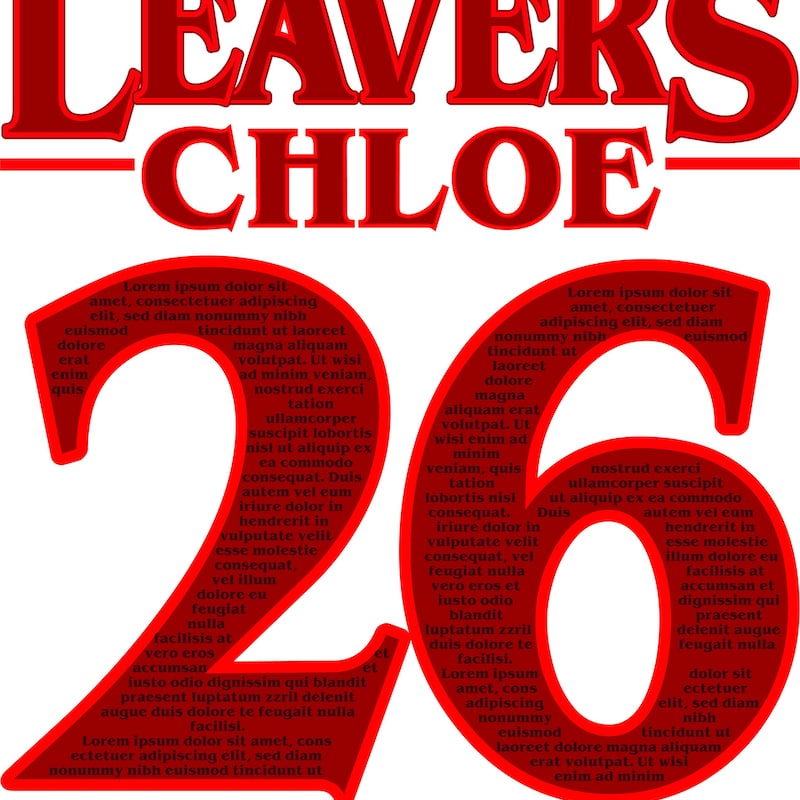 Leavers 2026 Template - Etsy Canada