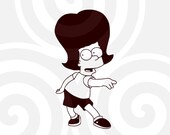 Bart Dancing Sizable Vector PDF SVG PNG Eps Jpeg Dxf - Etsy