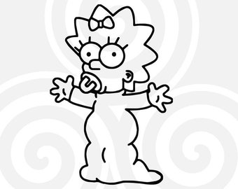Simpsons Maggie Mold | Etsy Australia