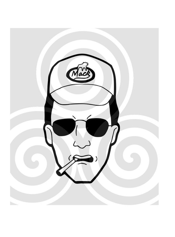 Dale Gribble Smoke Sizable Vector PDF SVG PNG Eps Jpeg | Etsy