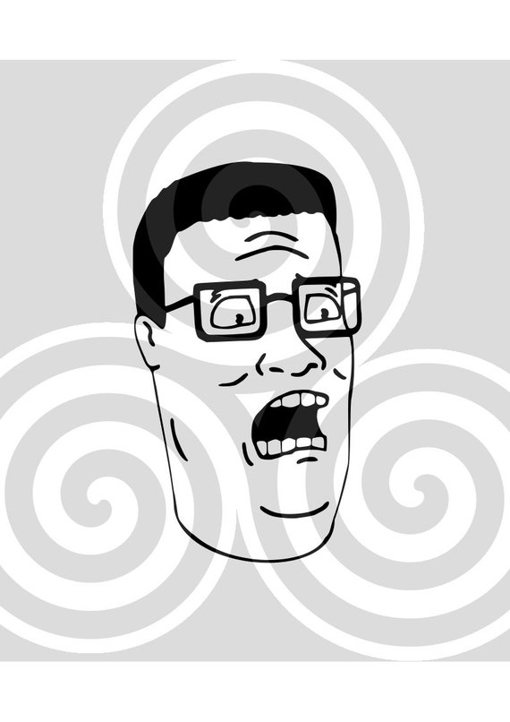 Hank Hill Bwaaa Sizable Vector PDF SVG PNG Eps Jpeg - Etsy Finland