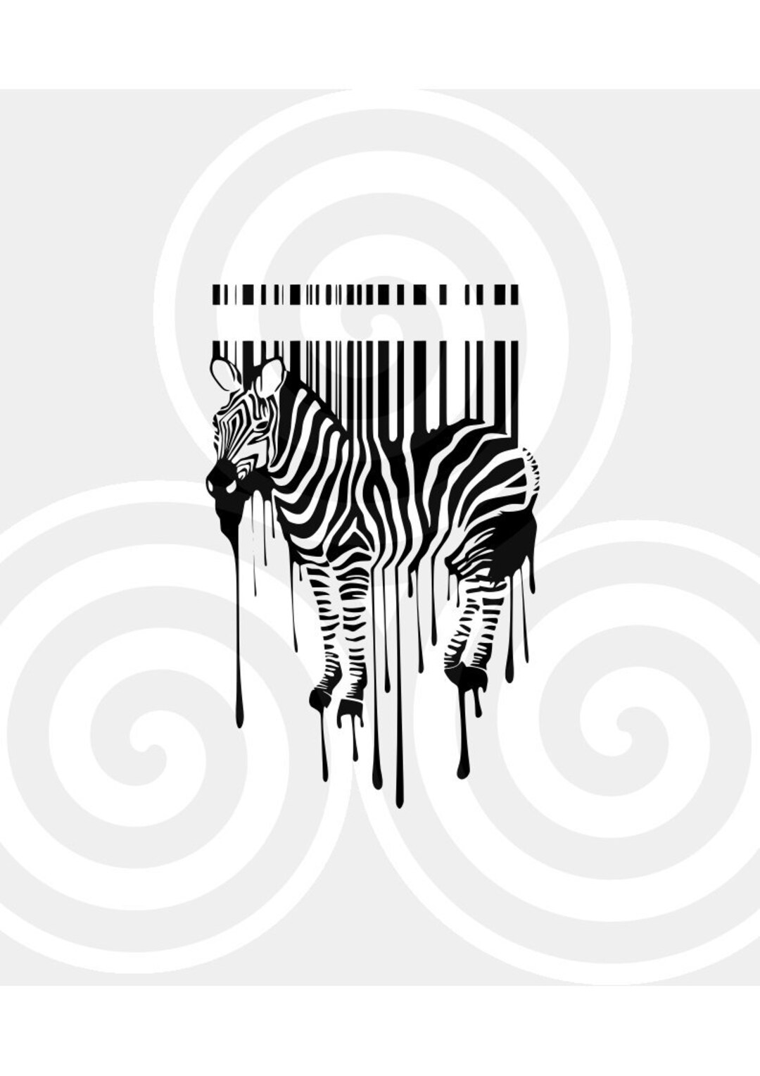 Zebra, Barcode, Vector, PDF, SVG, PNG, Eps, Jpeg, Dxf, Vinyl Cutter ...