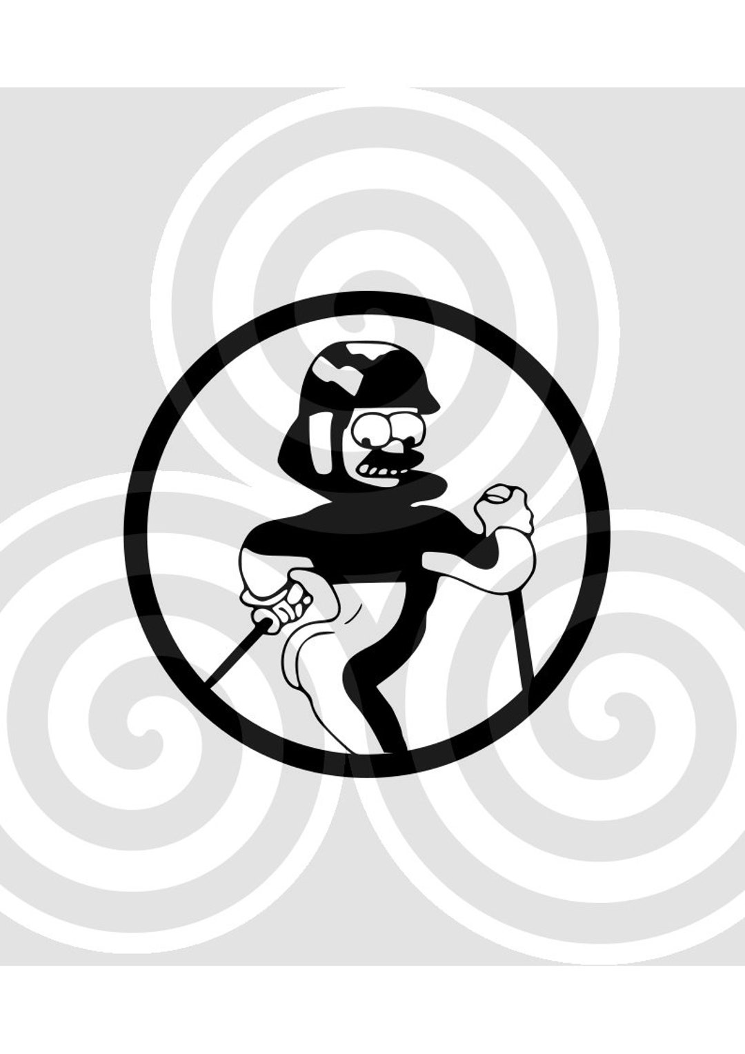 Ned Flanders, Ski Suit, Sizable, Vector, PDF, SVG, PNG, Eps, Jpeg, Dxf ...