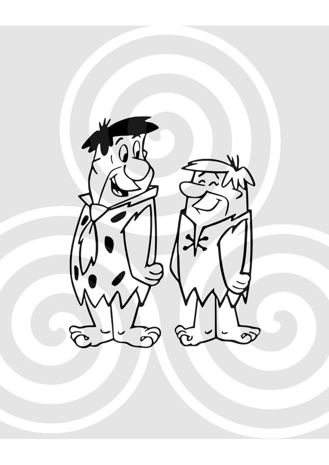 Fred and Barney, the Flintstones, Sizeable, Vector, PDF, SVG, PNG ...