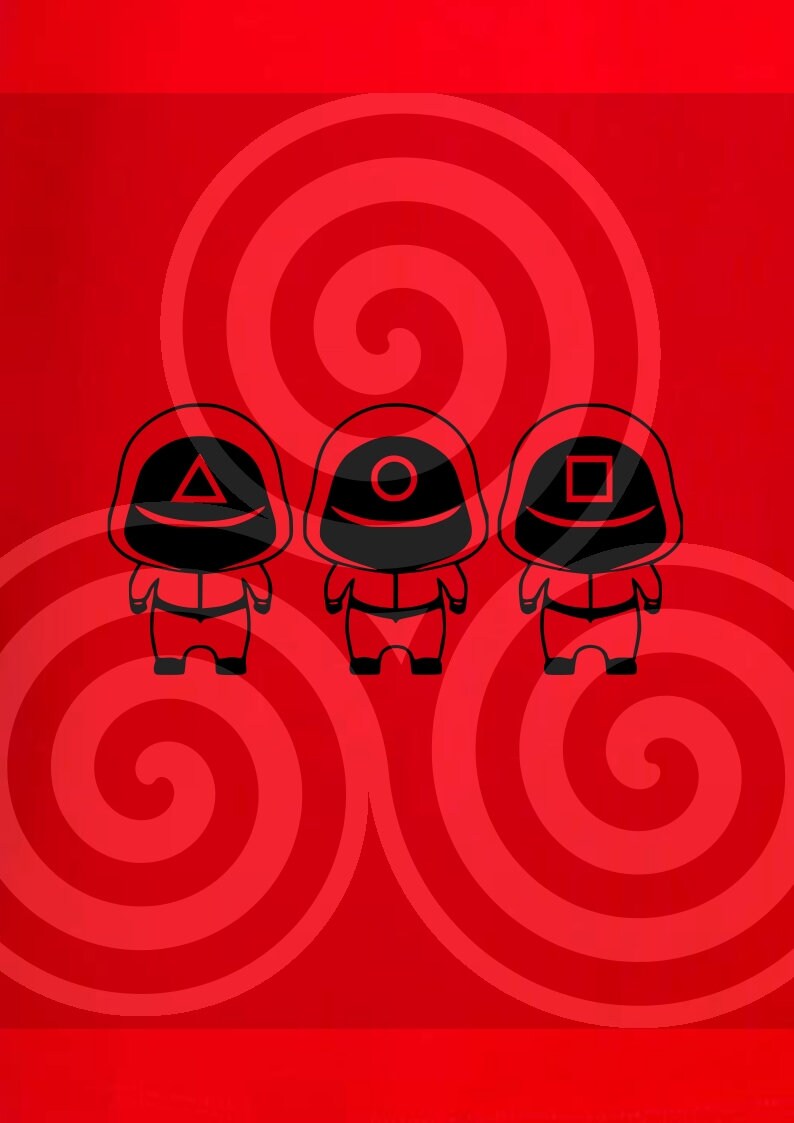 Squid Game Suit Sizable Vector PDF SVG PNG Eps Jpeg | Etsy