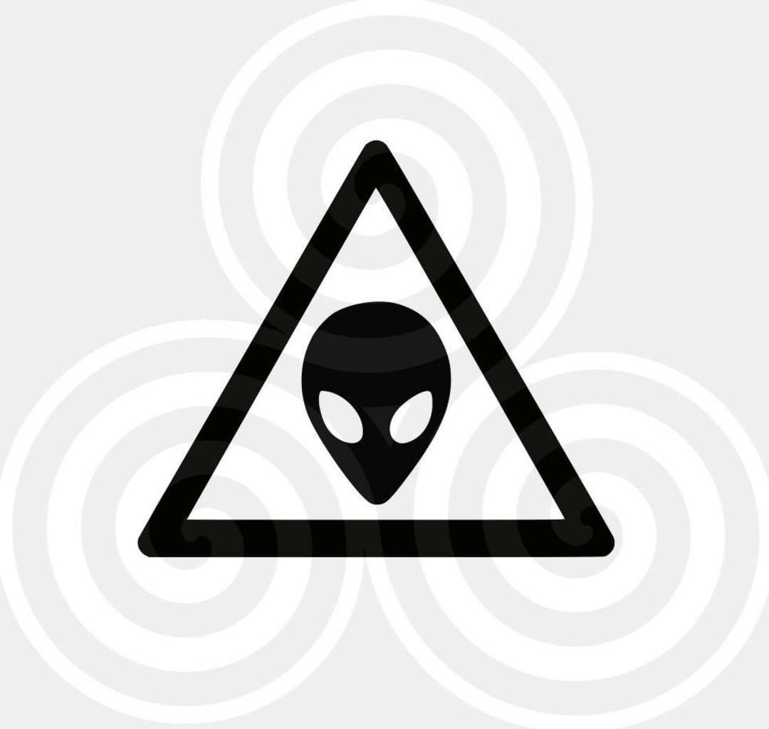 Alien Road Sign Sizable Vector PDF SVG PNG Eps Jpeg - Etsy