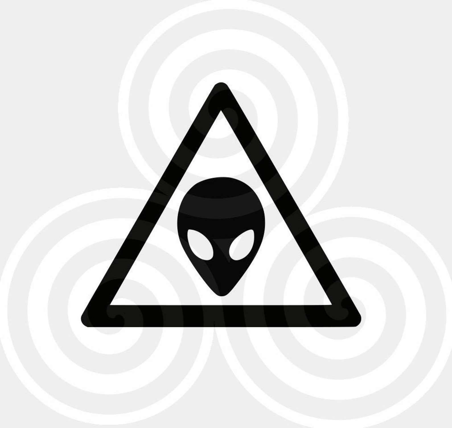 Alien Road Sign Sizable Vector PDF SVG PNG Eps Jpeg - Etsy