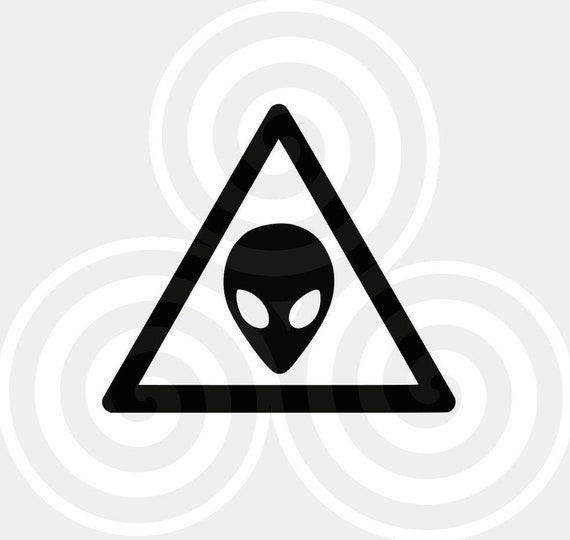 Alien Road Sign Sizable Vector PDF SVG PNG Eps Jpeg | Etsy