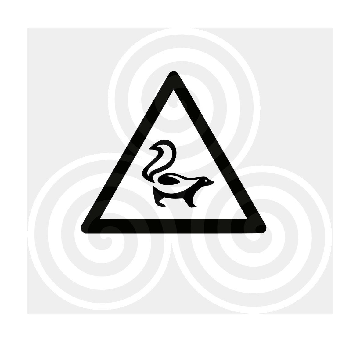Skunk, Road, Sign, Sizeable, Vector, PDF, SVG, PNG, Silhouette, Vinyl ...