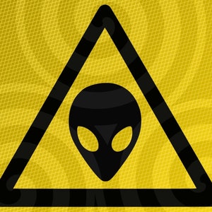 Alien Road Sign Sizable Vector PDF SVG PNG Eps Jpeg - Etsy