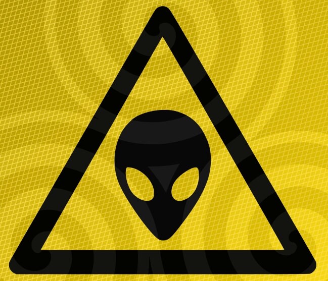 Alien Road Sign Sizable Vector PDF SVG PNG Eps Jpeg | Etsy