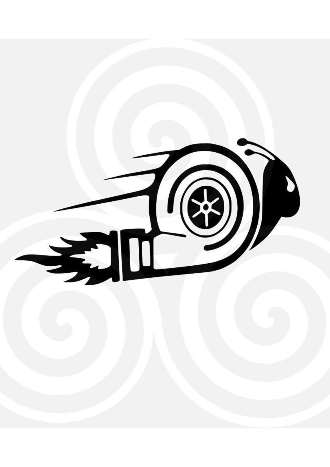 Turbo Snail Sizable Vector PDF SVG PNG Eps Jpeg Dxf - Etsy