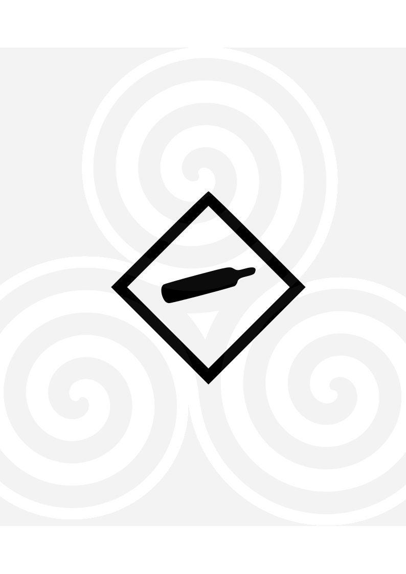 Hazard Symbol COSHH Warning Symbol. Clipart Sizable Vector | Etsy