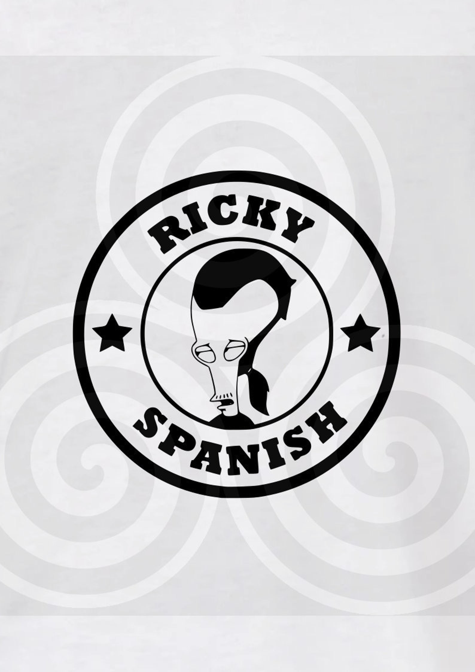 Ricky Spanish, American Dad Inspired, Sizable, Vector, PDF, SVG, PNG ...