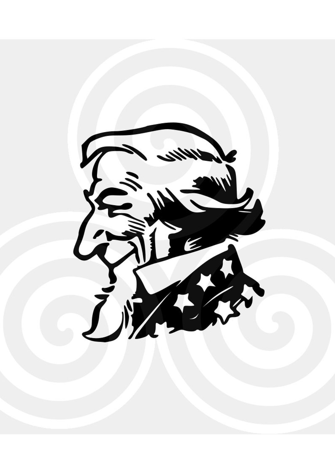 Uncle Sam, Scalable, Vector, Clipart, PDF, SVG, PNG, Eps, Dxf, Vinyl ...