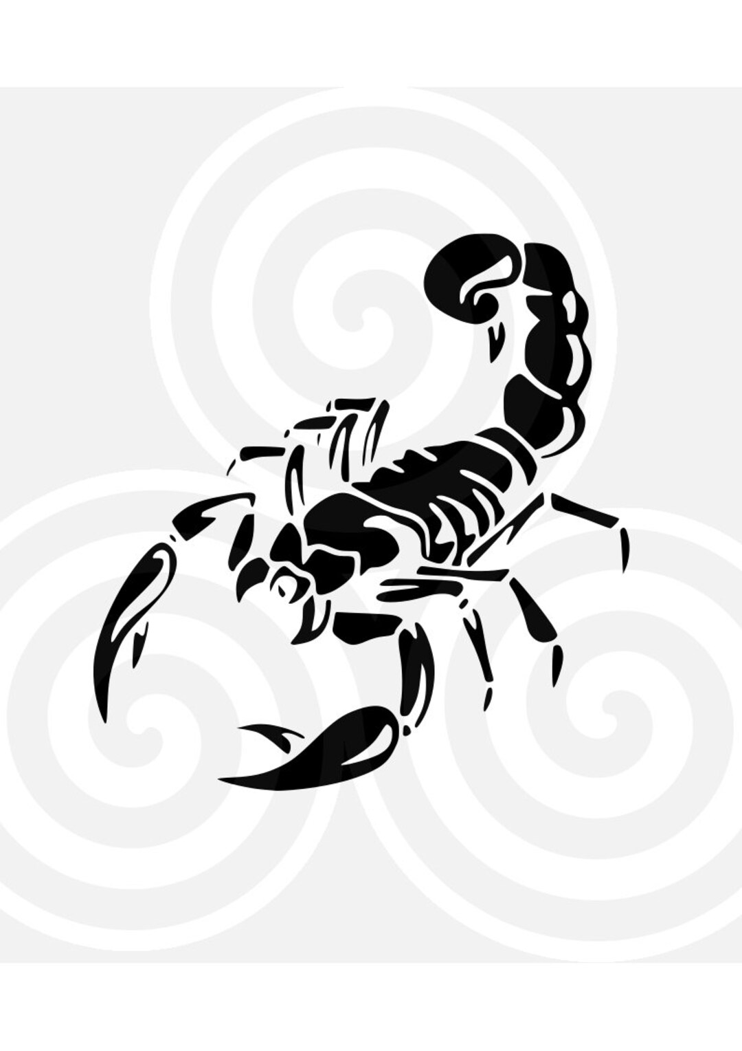 Scorpion, Sizeable, Vector, PDF, SVG, PNG, Silhouette, Vinyl Cutter ...