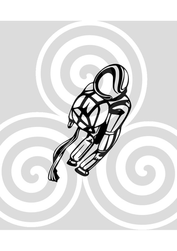 Sky Diver Sizable Vector PDF SVG PNG eps jpeg dxf | Etsy