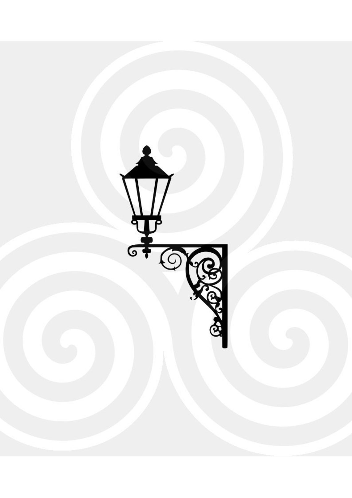 Street Lamp Sizable Vector PDF SVG PNG Eps Jpeg Dxf - Etsy