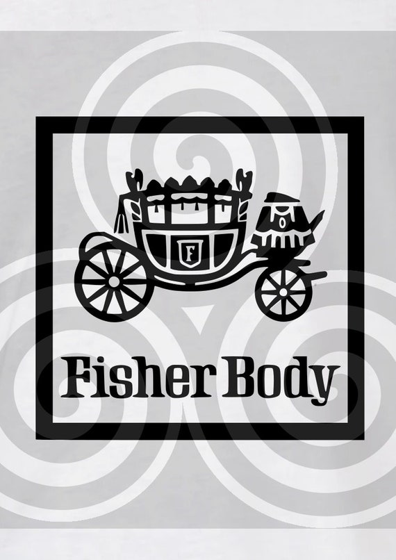 Fisher Body Inspired Sign Sizable Vector PDF SVG PNG | Etsy