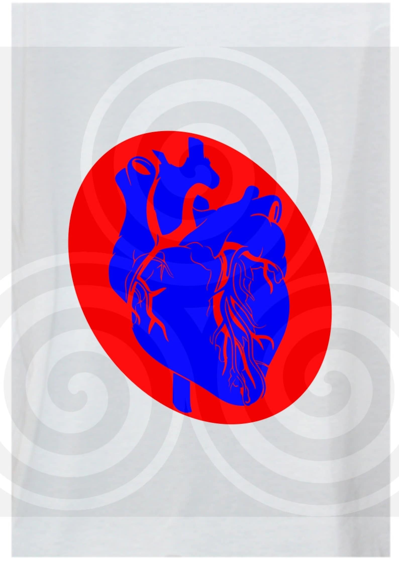 Heart Blood Vessel Human Anatomy Sizable Vector PDF SVG - Etsy