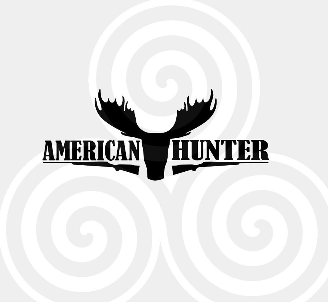 American Hunter, Monogram Frame, Rifle SVG Moose Monogram Clipart Svg ...