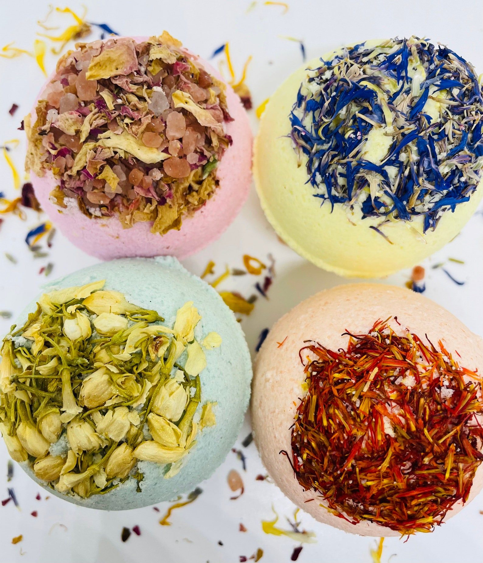 Bath Bomb Floral Gift Set Bath Bomb Gift Set Bath Gift Set - Etsy