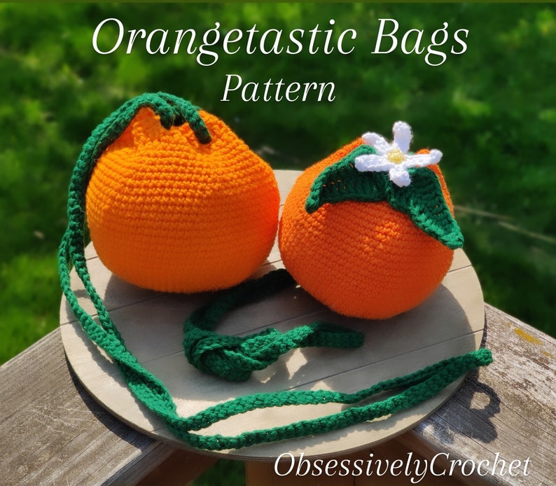 Crochet Pattern Orangetastic Bags Orange Bag | Etsy
