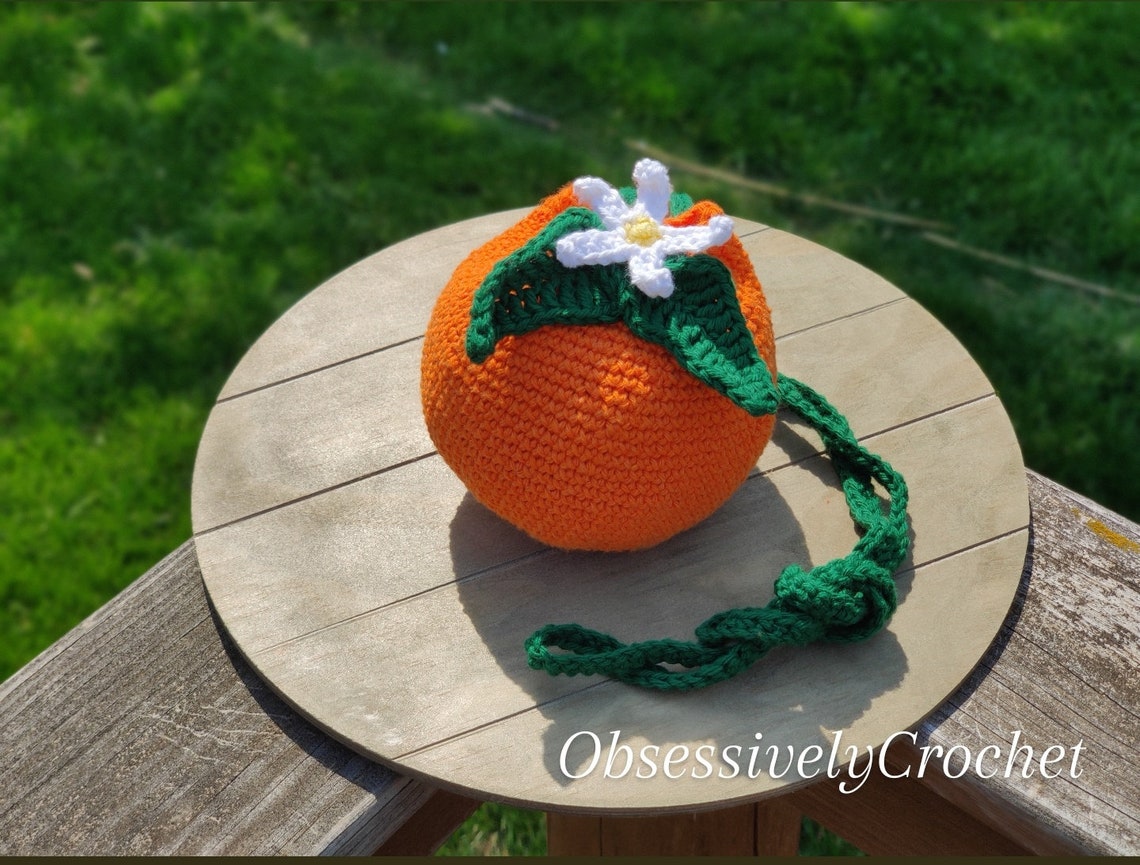 Crochet Pattern Orangetastic Bags Orange Bag | Etsy