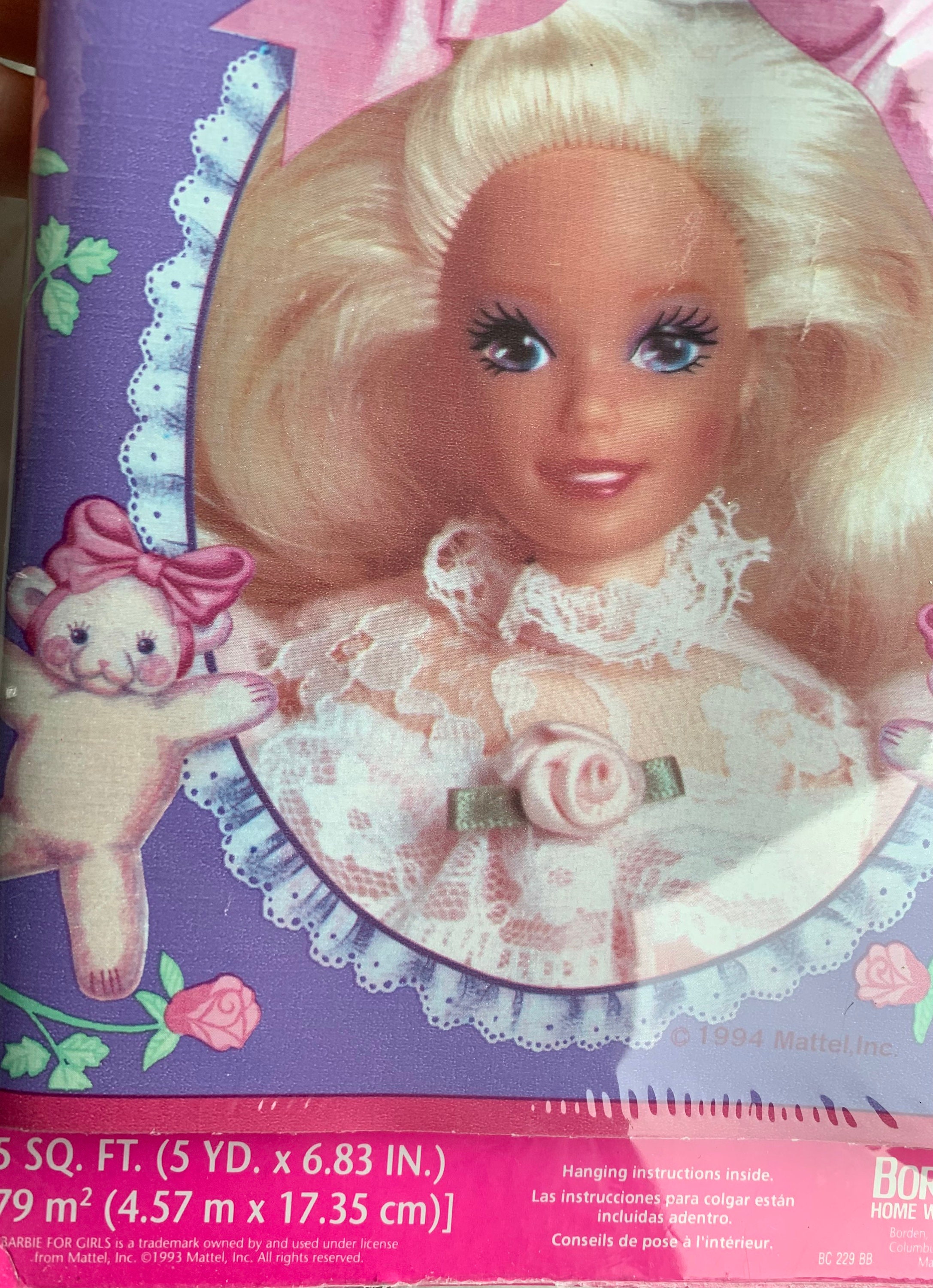 Vintage 80s Barbie Wall Paper Border X 2 - Etsy