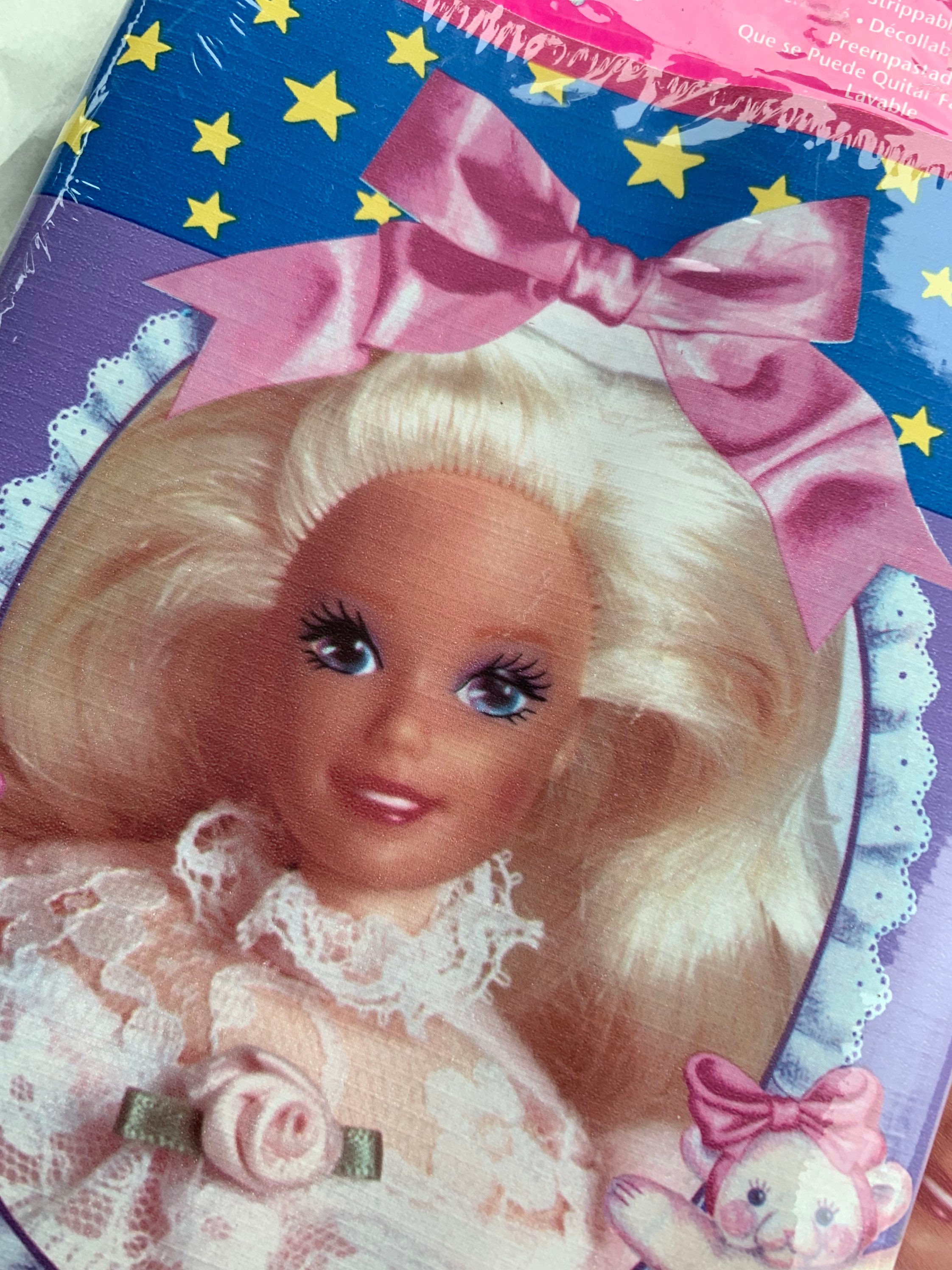 Vintage 80s Barbie Wall Paper Border X 2 - Etsy